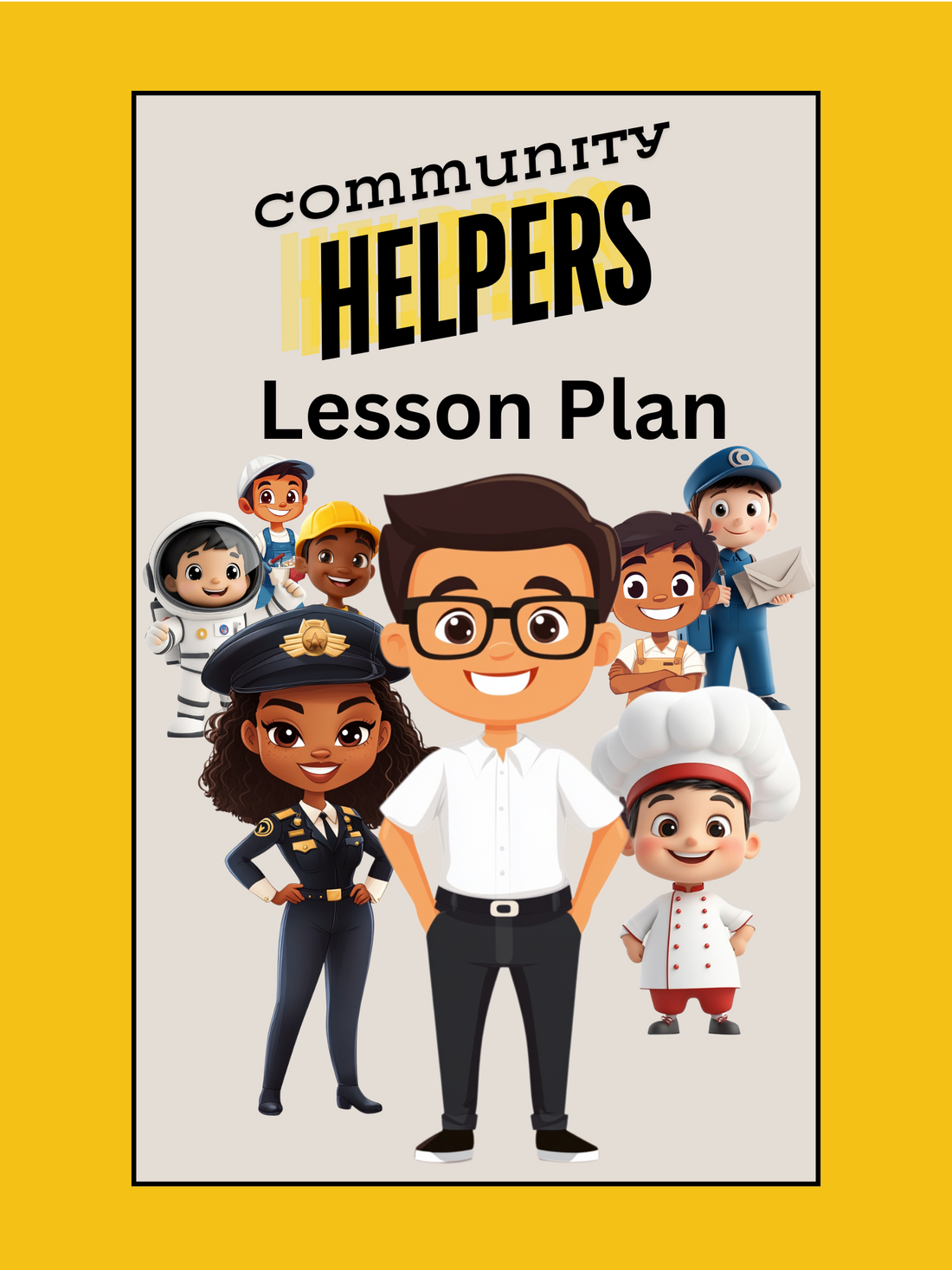Community Helpers Lesson Plan Book – little darius products